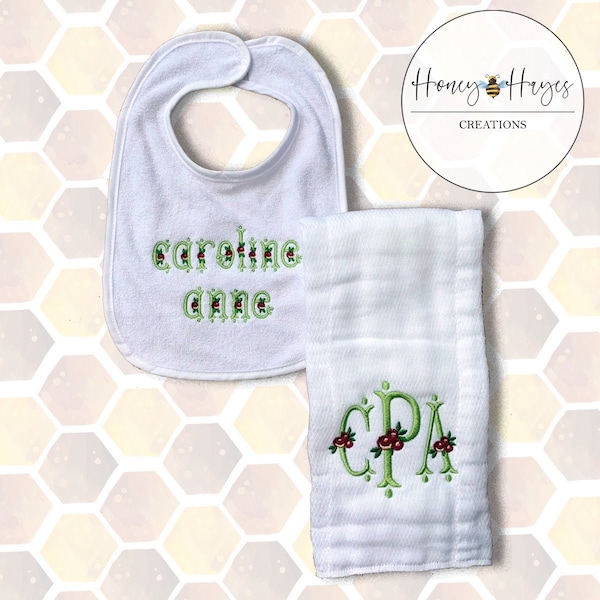 Machine Embroidery Design Fishtail Rose Monogram Alphabet Font INSTANT ...