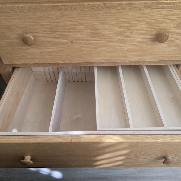 Custom Kitchen Drawer Organizer With Individual Cut Outs for Utensils ...