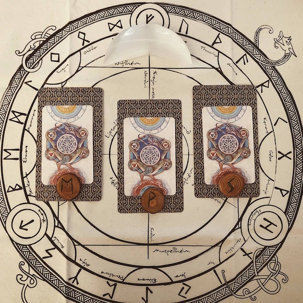 Yggdrasil Rune Cloth - Etsy