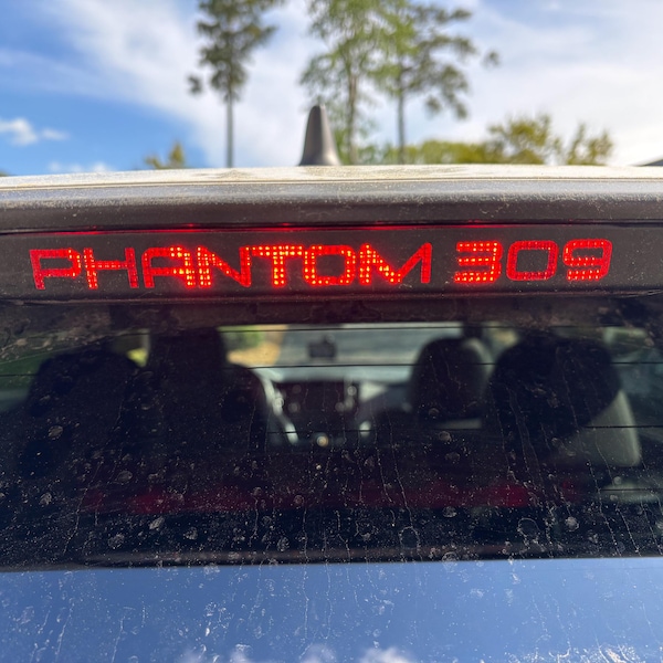 Vinyl Brake Light Decal - Matte Black - Etsy