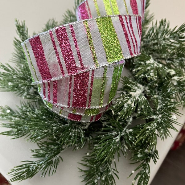 Happy Birthday Wired Ribbon, Birthday Ribbon, Shower Celebration Ribbon ...