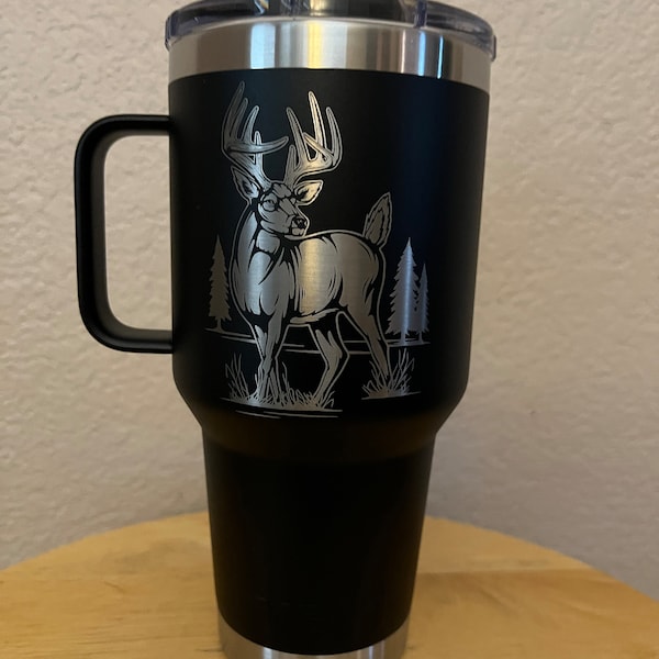 Whitetail Deer YETI Tumbler: Personalized Insulated Rambler - Etsy
