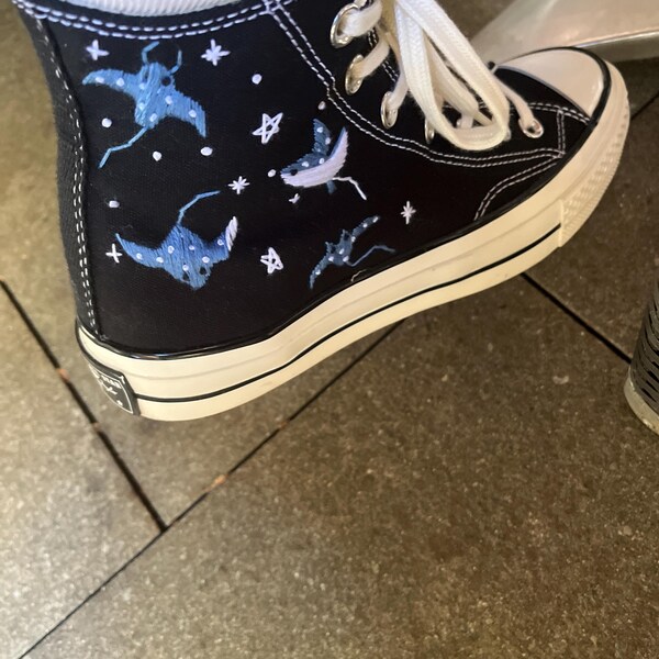 Embroidered Converse, Embroidered Bookish Converse, Just One More ...