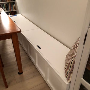 Shaker-style Storage Bench / Window Bench / Top-opening | Etsy