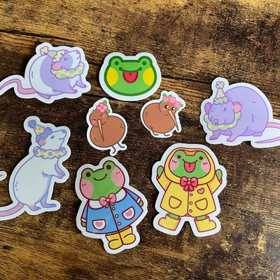 Winter Froggy Sticker - Etsy