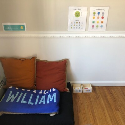 Calm Down Corner Kit for Kids, Printable Emotional Regulation for ...