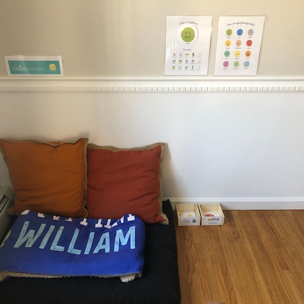 Calm Down Corner Kit for Kids, Printable Emotional Regulation for ...