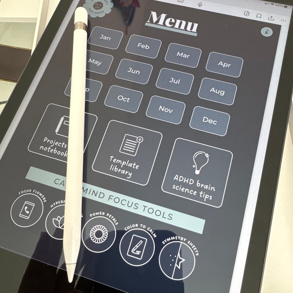 ADHD Digital Planner made by an Adhder for Ipad, Goodnotes Android ...
