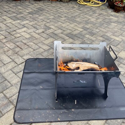 Collapsible BBQ Grill and Fire Pit. Perfect for Camping, the Beach and ...