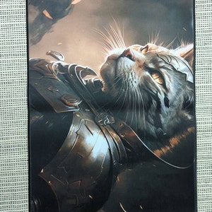 Commander Cat Playmat MTG Cat Playmat Gathering Playmat TCG RPG ...