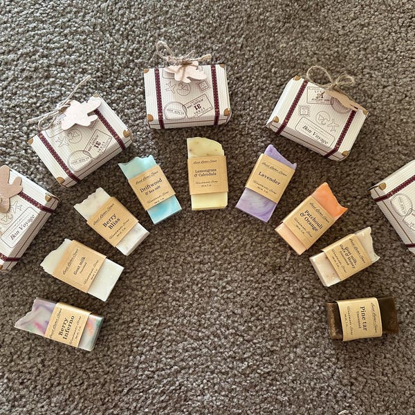 Mini Soap Bars, Sample Soaps, Bridal and Baby Shower Gifts, Thank You ...