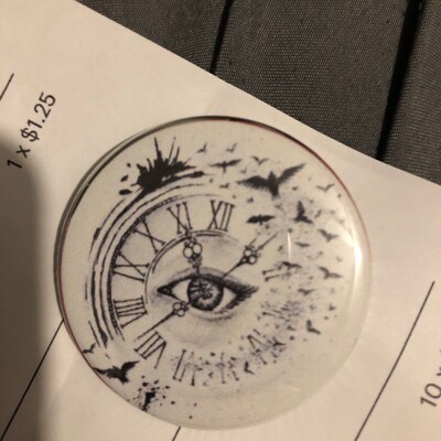 Time Button Pins - Etsy