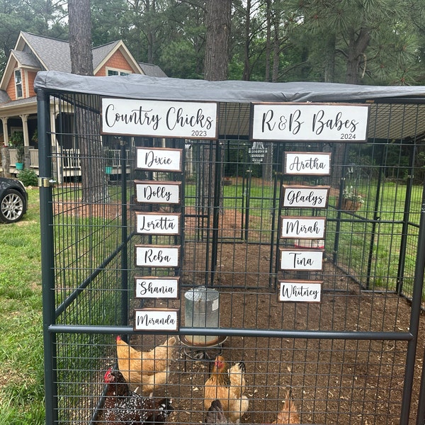 Chicken Coop Name Signcustom Name Platechicken Coop Signname Addition ...
