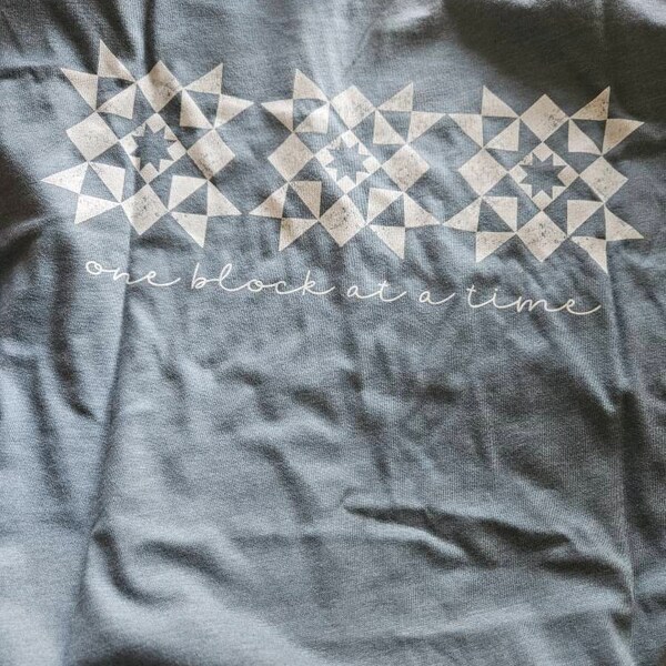 Long Sleeve Quilt Block Shirt for Quilters, Colorful Quilt Block T ...