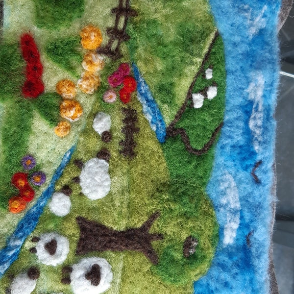 Stormy Landscape Needle Felt Kit - Etsy