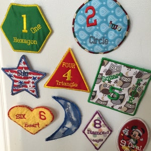 Applique Shapes Machine Embroidery Design Patterns Circles, Squares ...