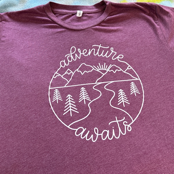 Adventure Tshirt, Adventure Shirt, Camping Shirts, Mountain Tshirt ...