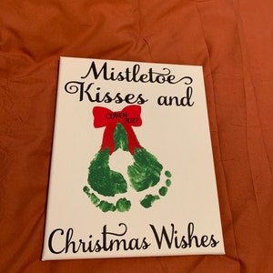 Gingerbread Kisses & Christmas Wishes DIY Kit for Kids Paint - Etsy