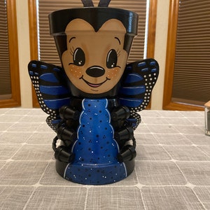 Clay Pot FOOTBALL TEAM PLAYER, Customized Clay Pots, Hand Painted Terra ...