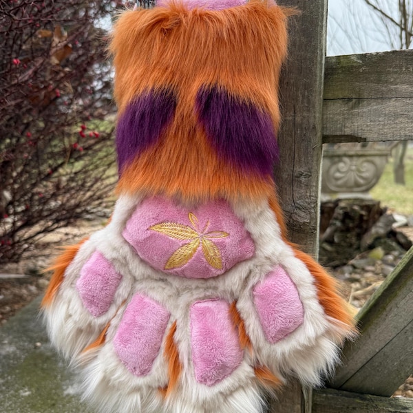 DIY Fursuit Feline Puffy Paws - PDF Handpaw Pattern by Floof Unlimited ...
