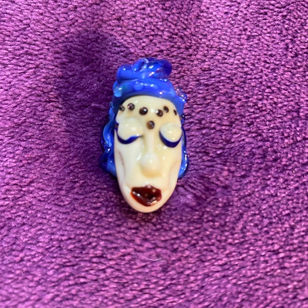 Aria...is a Modern Woman...us Artisan Handmade Lampworked Lady Focal ...