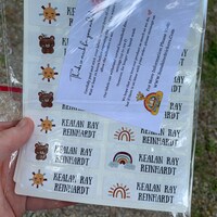 Waterproof Daycare Labels Dishwasher Safe Preschool Labels Name ...