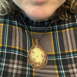 Kashmir Red Ruby Copper Pendant Copper Wire Wrapped Gemstone - Etsy