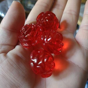 100 or 500 Pink Heart Beads Acrylic Heart Beads Bulk Heart Beads ...
