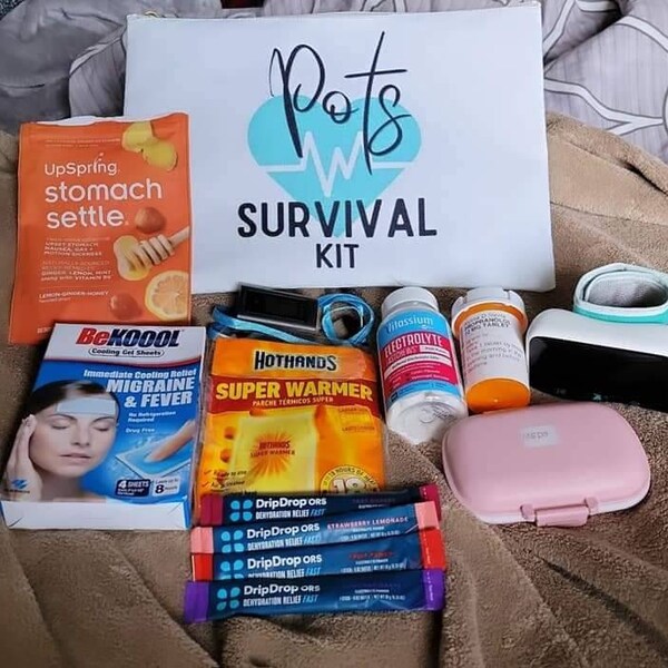 Pots Survival Kit Pouch, Pots Awareness Travel Bag, Postural ...