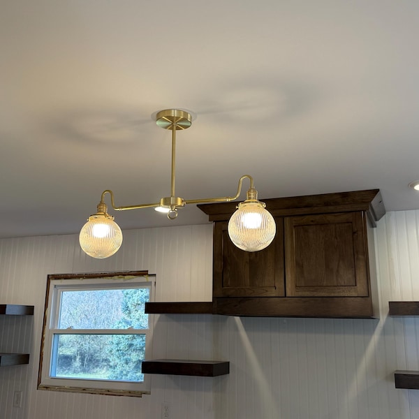 Antique Brass Vanity - Aged Brass Light - Light Fixture - Bathroom ...