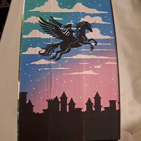 Custom Sprayed Edge Book, Stenciled Edges, Fore Edge Painting, Special ...