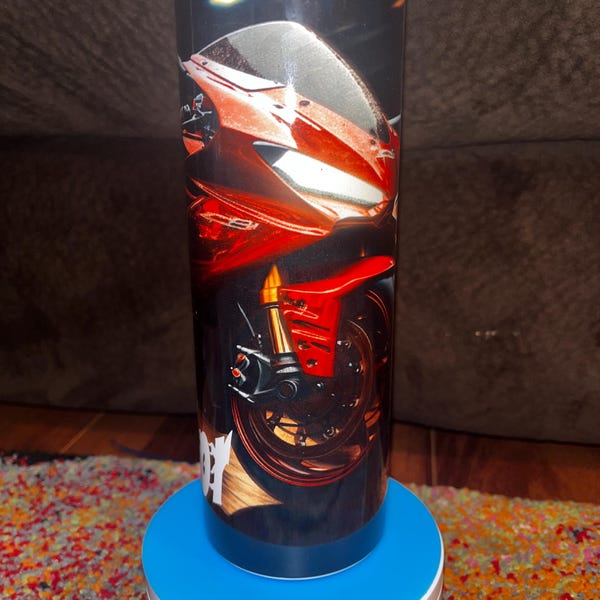Biker PNG Motorcycle Tumbler Wrap 20 Oz Skinny Tumbler Sublimation ...