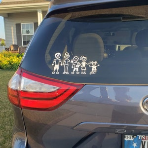 Create Your Own Stick Figure Family Decal/sticker - Etsy