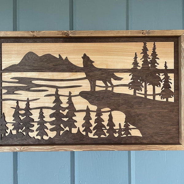 4 Wildlife Panels, DXF Stencil, Svg Cut File, Dxf Files for Plasma ...