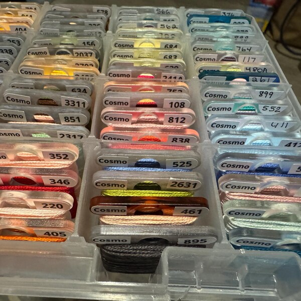 Classic Colorworks Thread Drop Labels - Organize Your Overdyed Thread ...