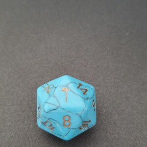 D20-Add Initials or Symbol-Custom D20 Dice-Personalized D20 | Etsy