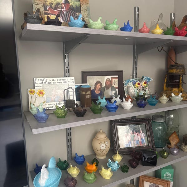 3 Hazel Atlas Ovide Footed Sundae Glasses. - Etsy