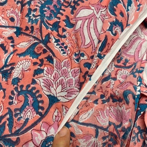 Indian Handmade Razai Voile Cotton Flower Block Print Razai - Etsy