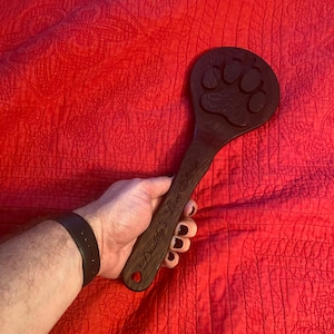 Wood Spanking Paddle Attitude Adjustment With Instructions - Etsy