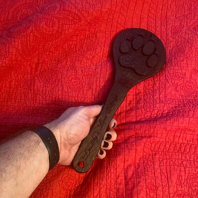Wood Spanking Paddle Attitude Adjustment With Instructions - Etsy