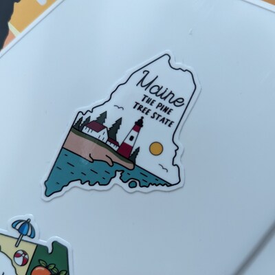 Puerto Rico Sticker for Laptop, Phone Case, Scrapbook, Journal Sticker ...