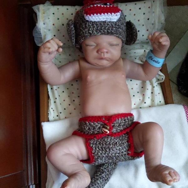 Cowgirl Outfit Boots Hat Vest Chaps Diaper Cover Set Newborn Size Photo ...