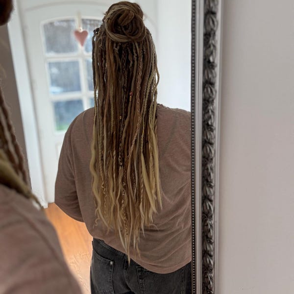 Hidden Angel | Dreadlocks Extensions Synthetic Dreads | Open Ends ...