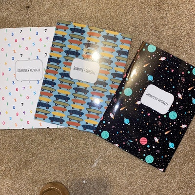 School Pocket Folder, Back to School, Personalized, School Supplies ...