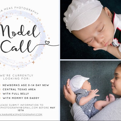 Model Call Template, Photography Casting Call, Photography Model Call ...