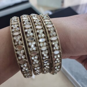 Thanjina Orange Bangle Stack - Etsy