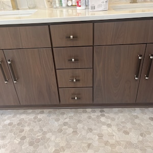 Custom Lucite Sink Base, Vanity Legs, Brass Sink Pedestal , Powder Room ...