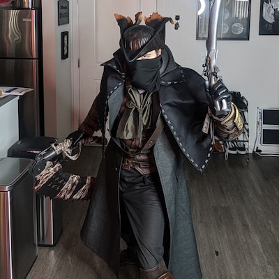 Bloodborne Cosplay Costume Hunter Attire Costume Men's Cosplay Outfit ...