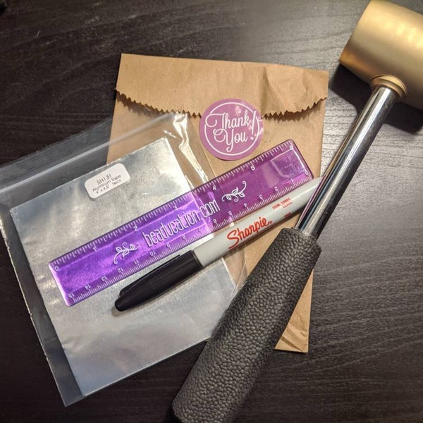 Aluminum Foil Tape Stamping Practice Sheets Pack of 5 Metal Stamping ...