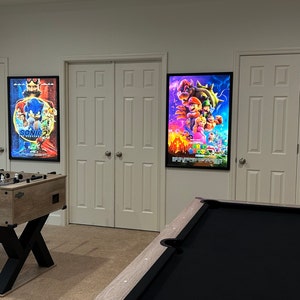 4-PACK Custom LED Light Box Poster Frames Glowbox LLC - Etsy